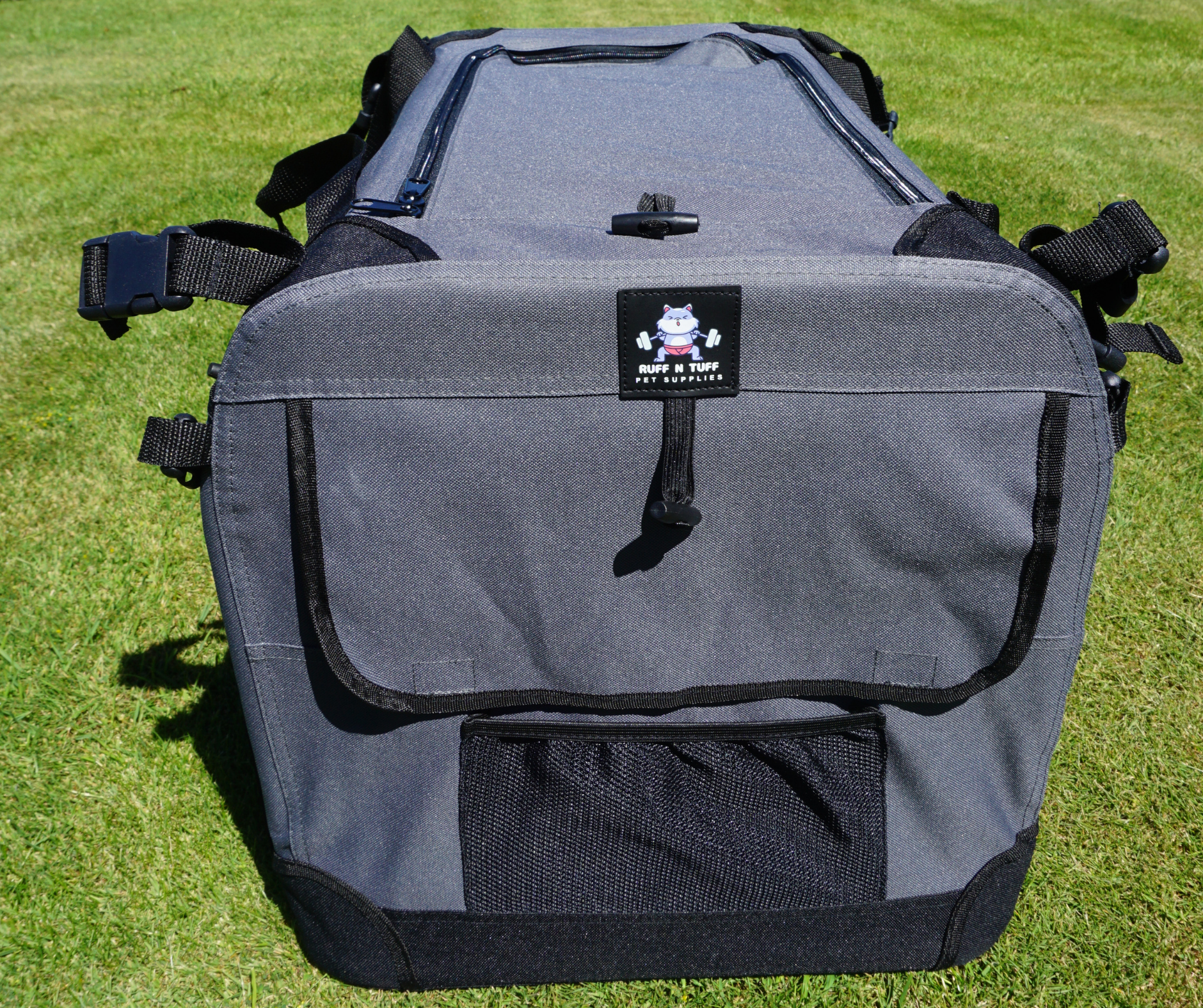 Ruff n Tuff Canvas Pet Crate - Grey – Beavers Pet Products